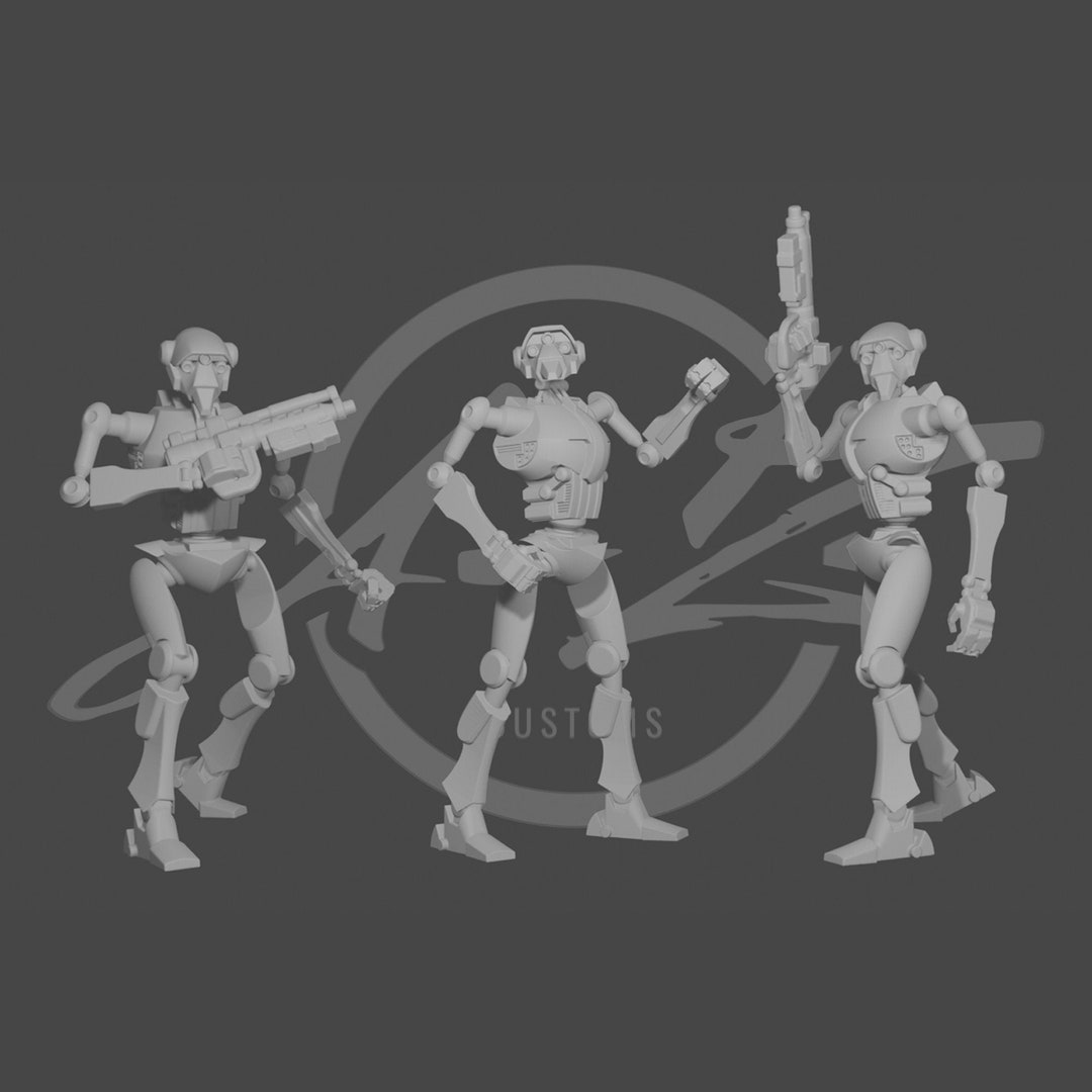 Super Tactical Droid Commanders - Star Wars: Legion .STL (DIGITAL ...