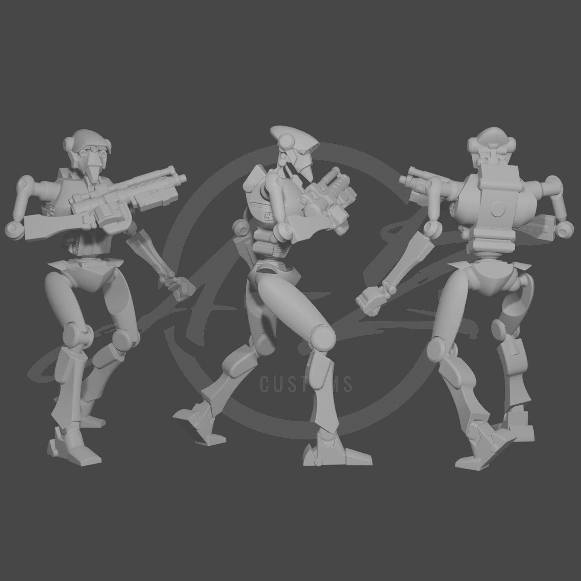 Super Tactical Droid Commanders Star Wars: Legion .STL - Etsy UK
