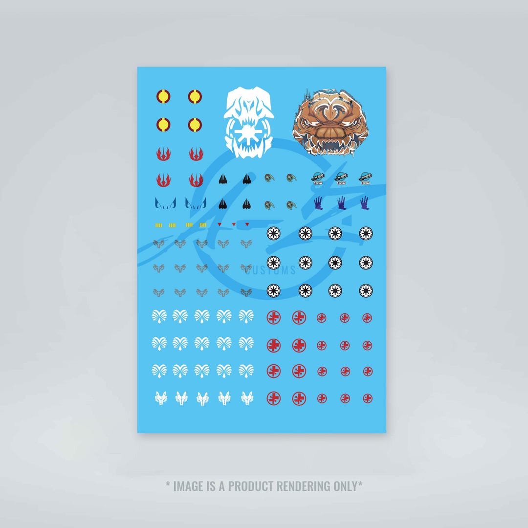 Republic Clone Trooper Decal Set #001 - Etsy