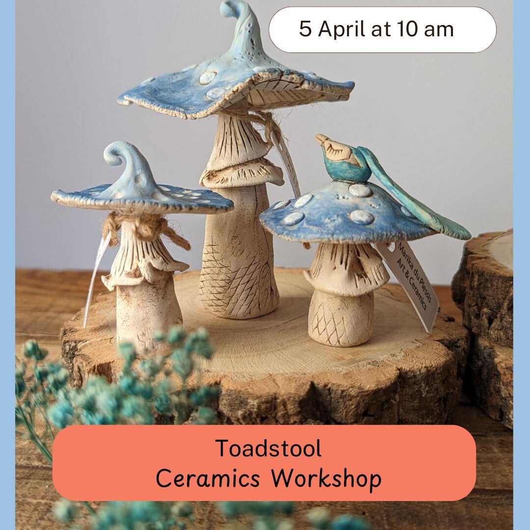 Ceramic Workshop - Whimsical Toadstools - Etsy UK