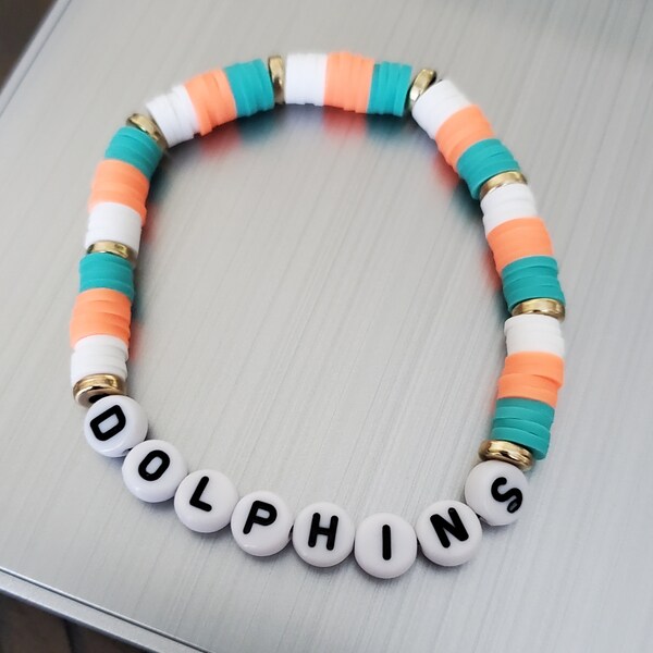 Miami Dolphin Bracelet - Etsy