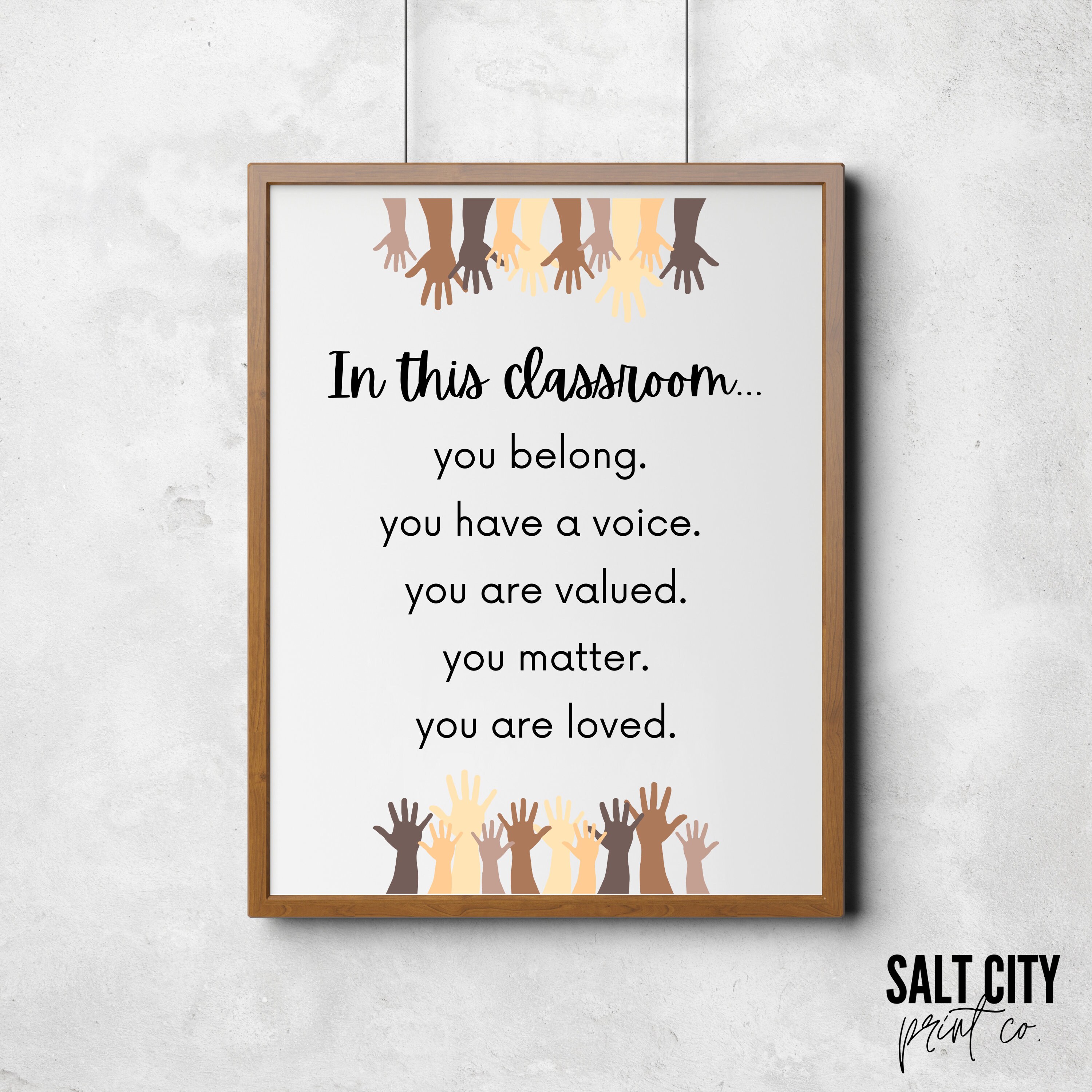 In This Classroom Inclusive Classroom Poster Classroom - Etsy