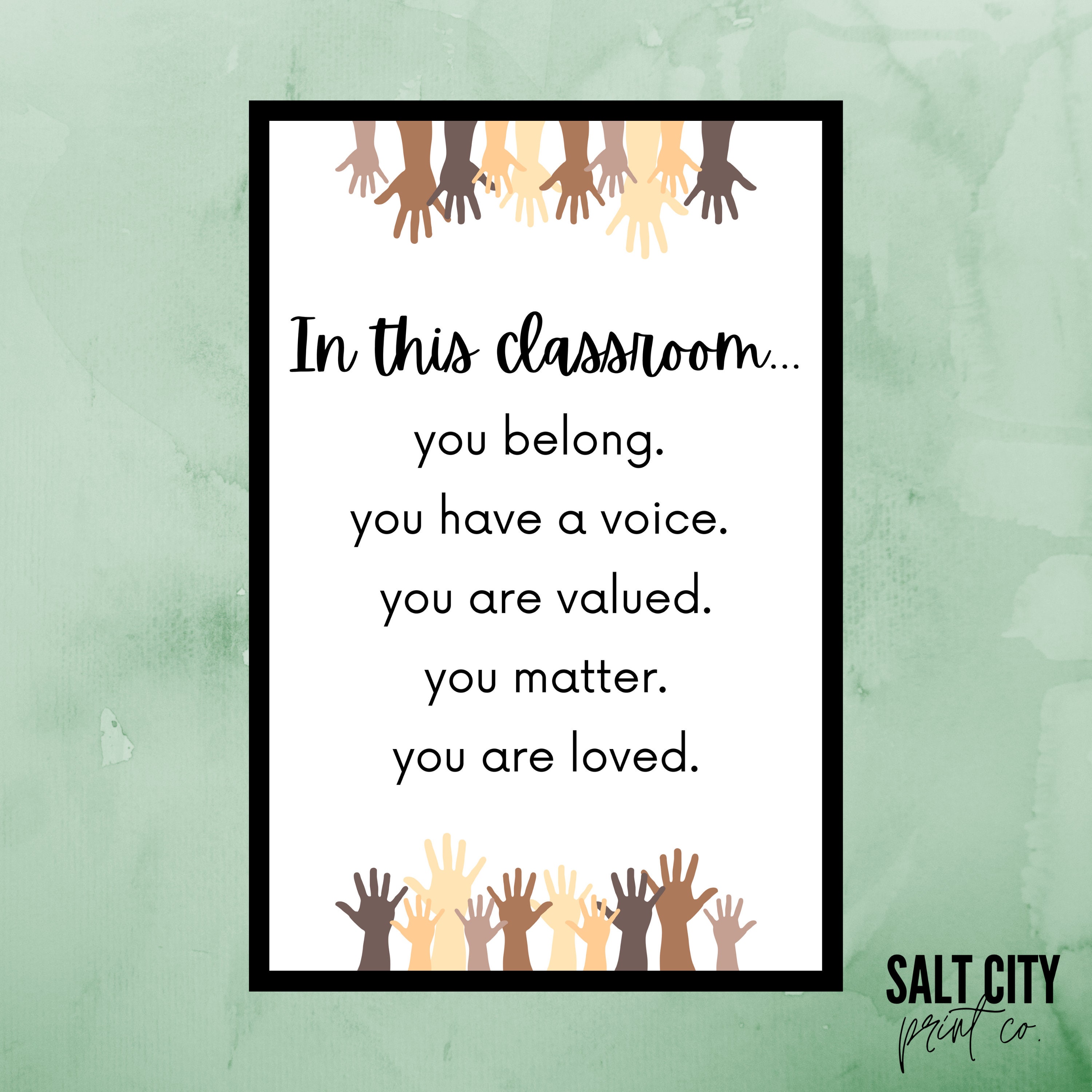 In This Classroom Inclusive Classroom Poster Classroom - Etsy