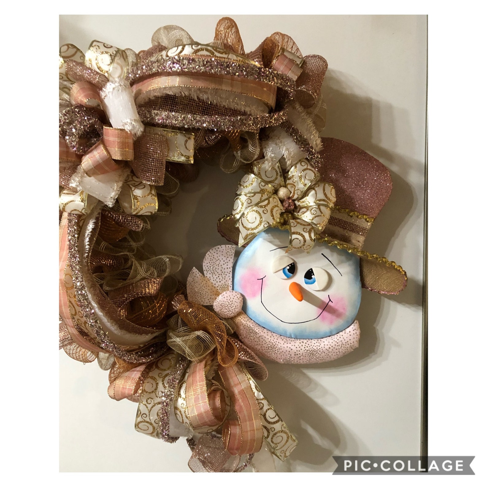 Snowman Wreath Attachment - Etsy