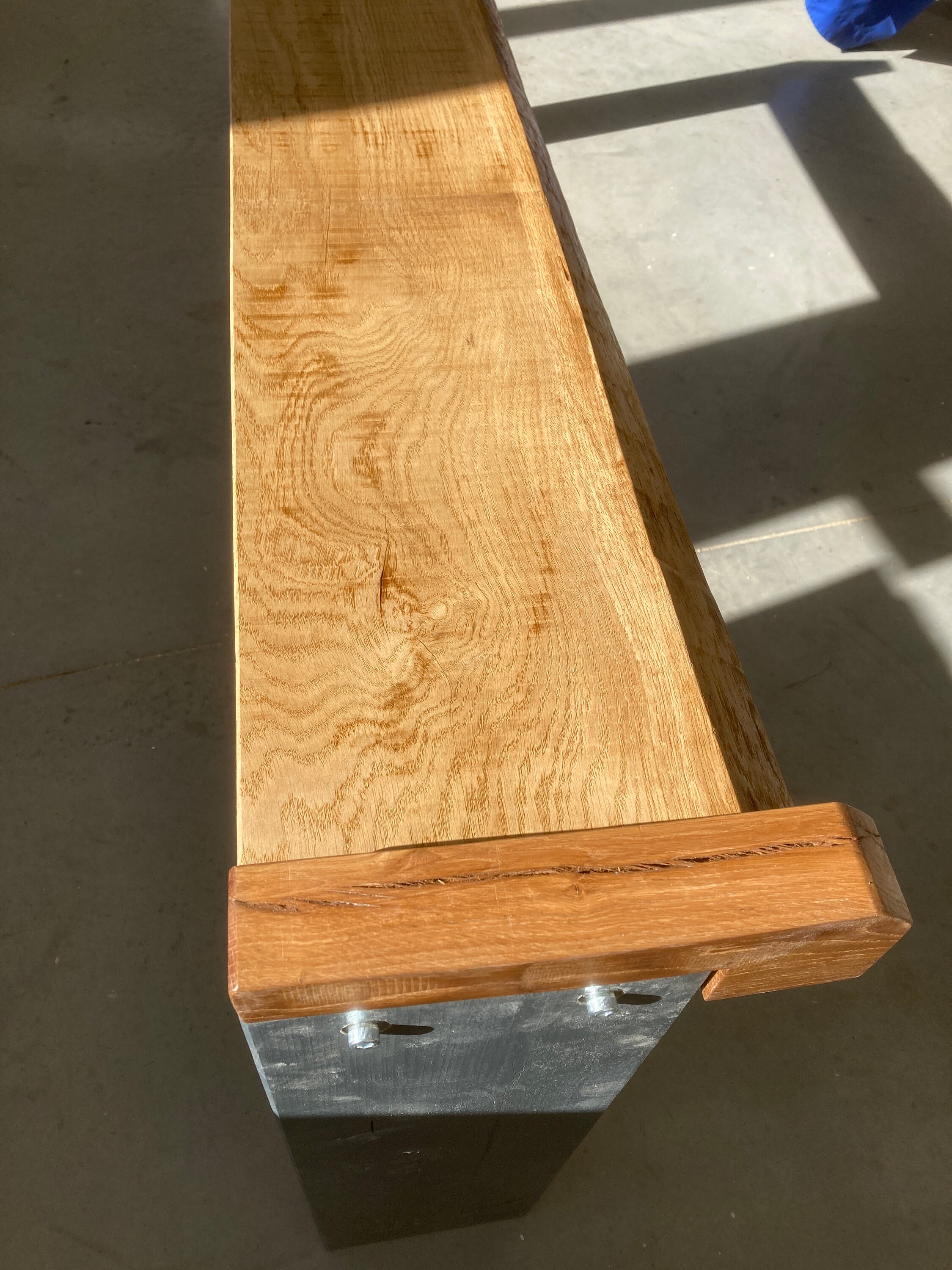 Table à poutres console murale en chêne planche TV planche - Etsy France