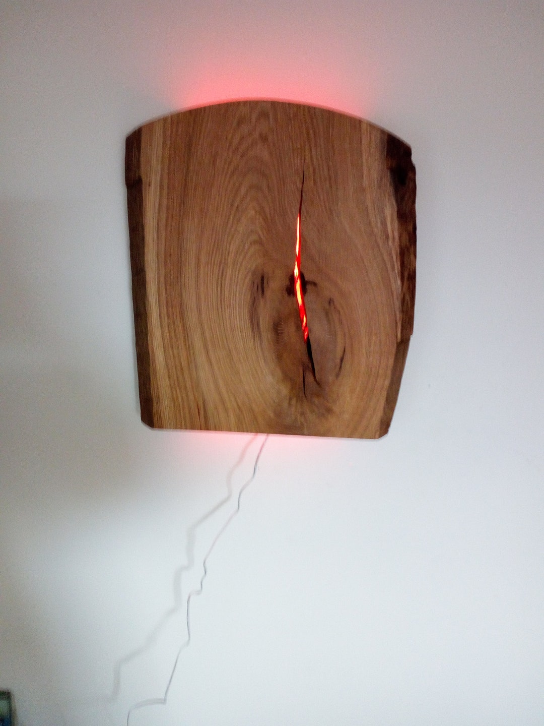 Wall Decoration Loft Art, Oak Wall Lamp, Decoration Minimalist, Mood ...