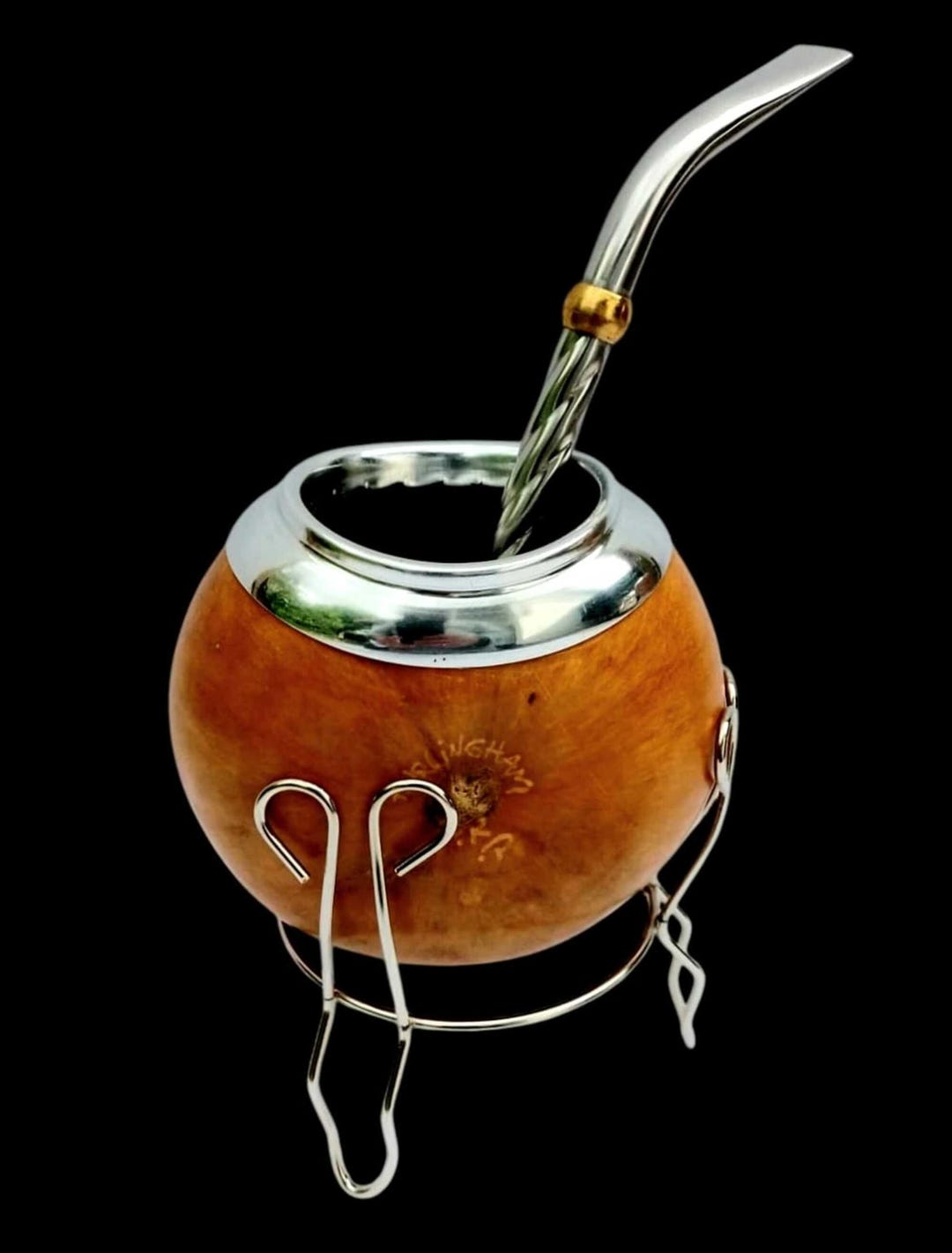 Mate Argentine Traditional Gaucho/mate De Calabaza Galleta/wide Mouth ...