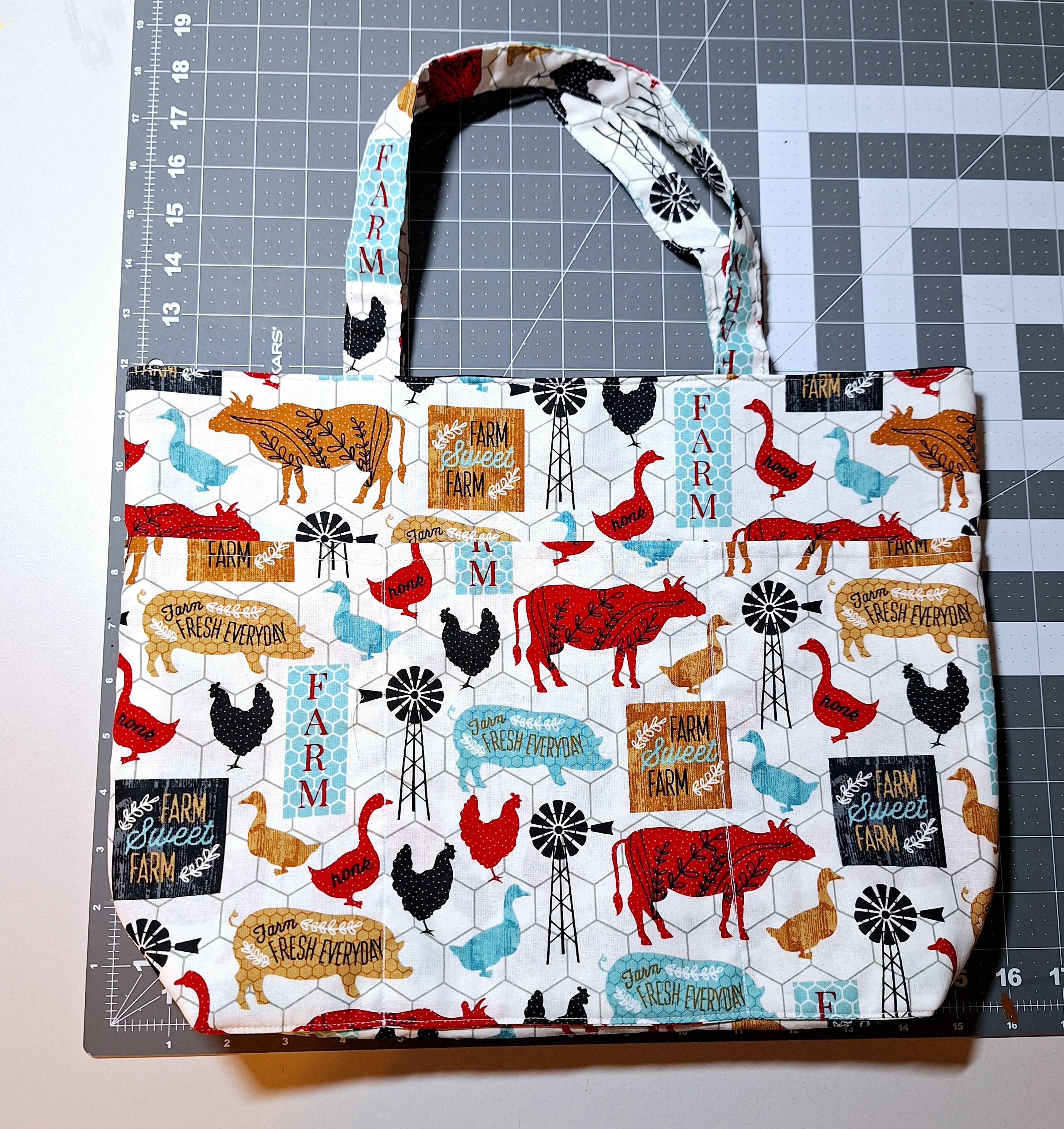 Handmade Large Tote Bag Farm Bag Purse Gift - Etsy