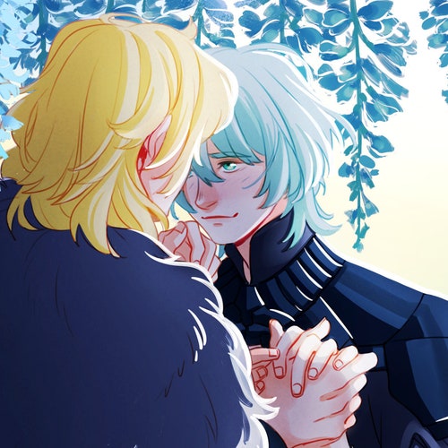 Dimitri X Byleth Fire Emblem Three Houses Print A5 or A4 - Etsy