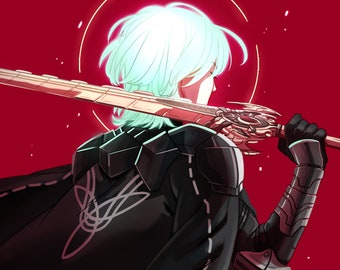 Dimitri X Felix Fire Emblem Three Houses Print A5 | Etsy