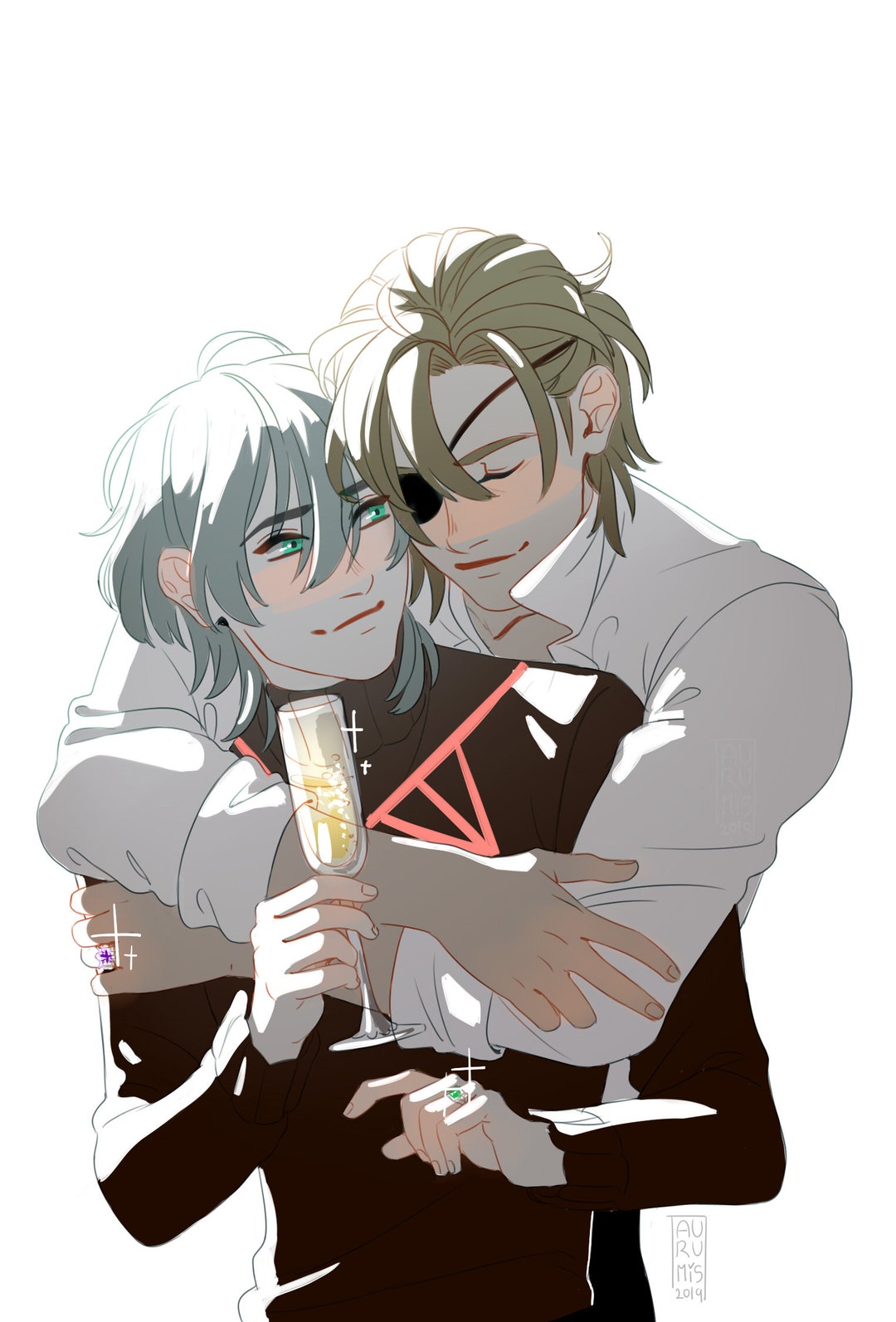 Dimitri X Byleth Drink - Fire Emblem Three Houses - PREORDER Print A5 ...