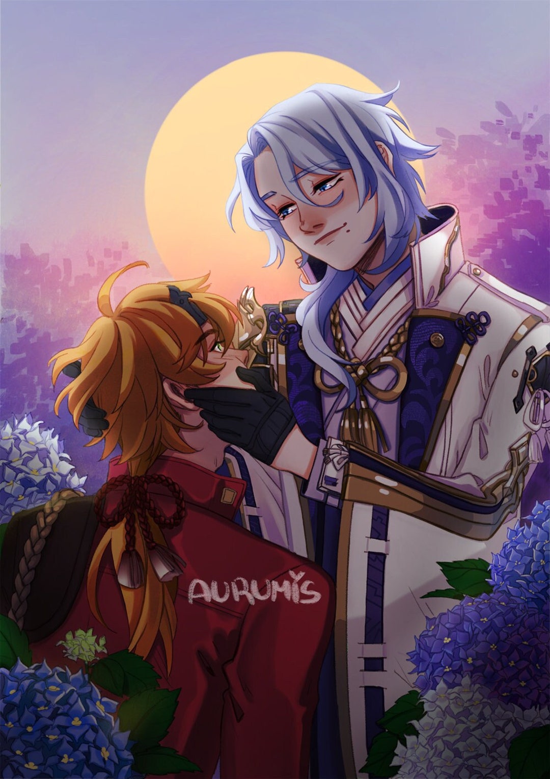 Ayato X Thoma A5 Print - Thomato - Genshin Impact - Venti Xiao Ayaka ...