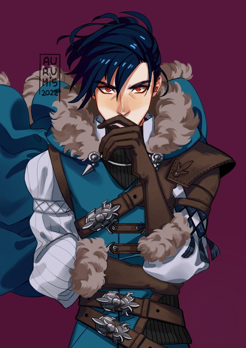 Felix Hugo Fraldarius Fire Emblem Three Houses Print A5 - Etsy