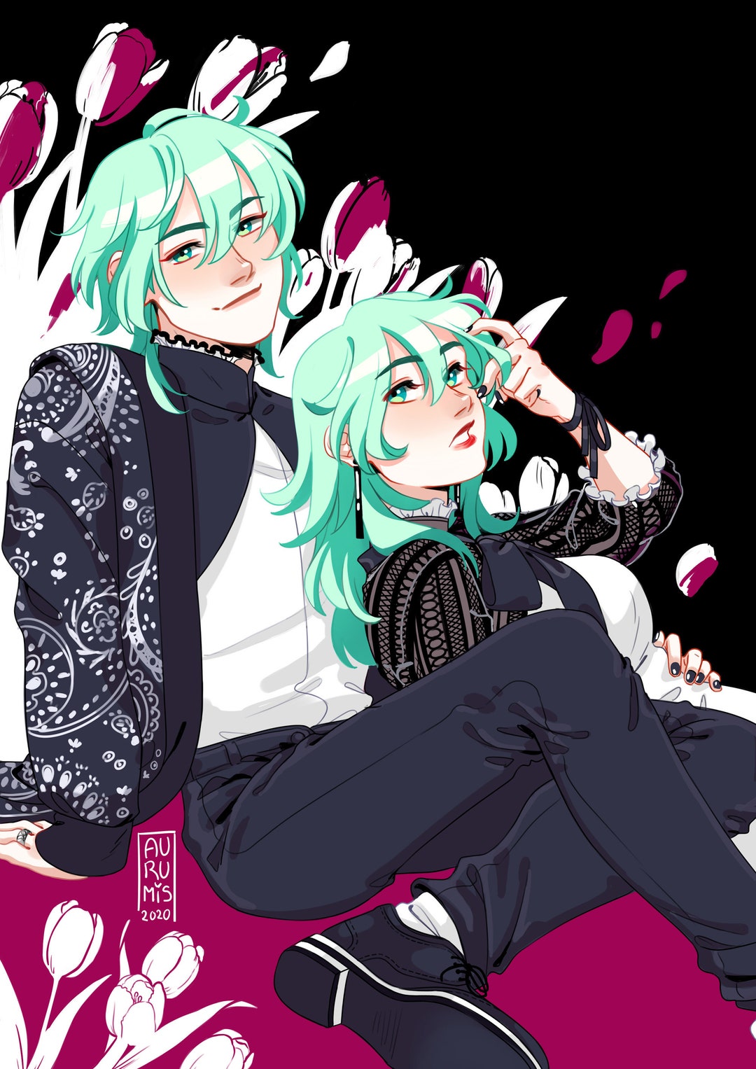 Byleth Twins - PREORDER Print A5 - Etsy