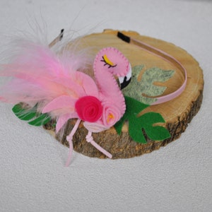 Pink Flamingo Headband Flamingo Baby Headband Felt Headband - Etsy
