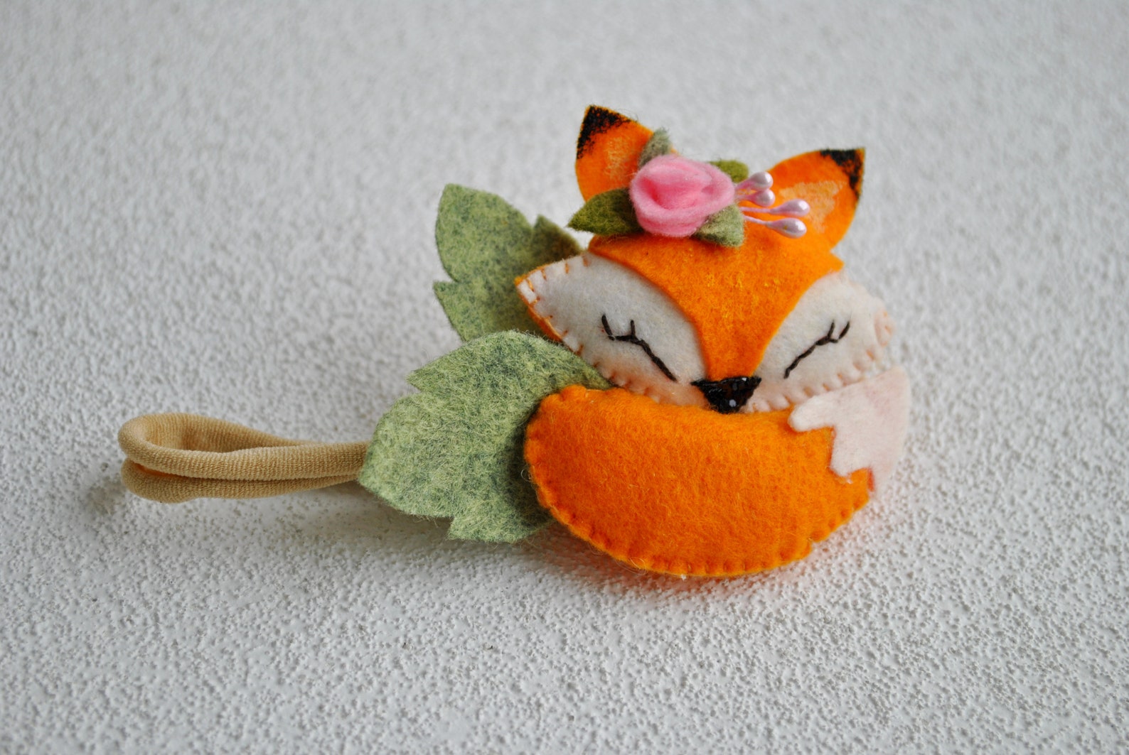 Fox headband Woodland headband Felt baby headband Fox | Etsy
