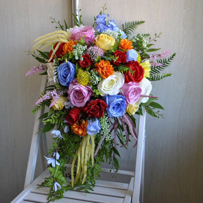 Rainbow Bouquet - Etsy