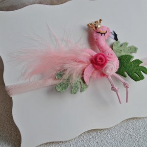 Pink Flamingo Headband Flamingo Baby Headband Felt Headband - Etsy