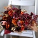 Rust Burgundy Burnt Orange Flowers, Bridal Bouquet, Cascading Bouquet ...