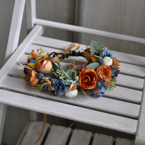 Fall Floral Crown - Etsy