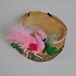 Pink Flamingo Headband Flamingo Baby Headband Felt Headband - Etsy