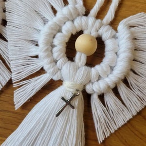 Macrame Holy Communion Christening Baptism Angel. Lovely Gift Handmade ...