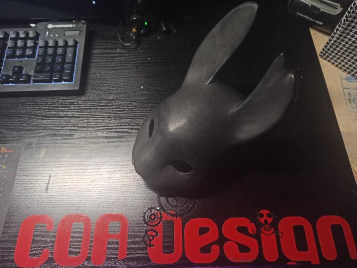 The Huntress Rabbit Mask - Etsy