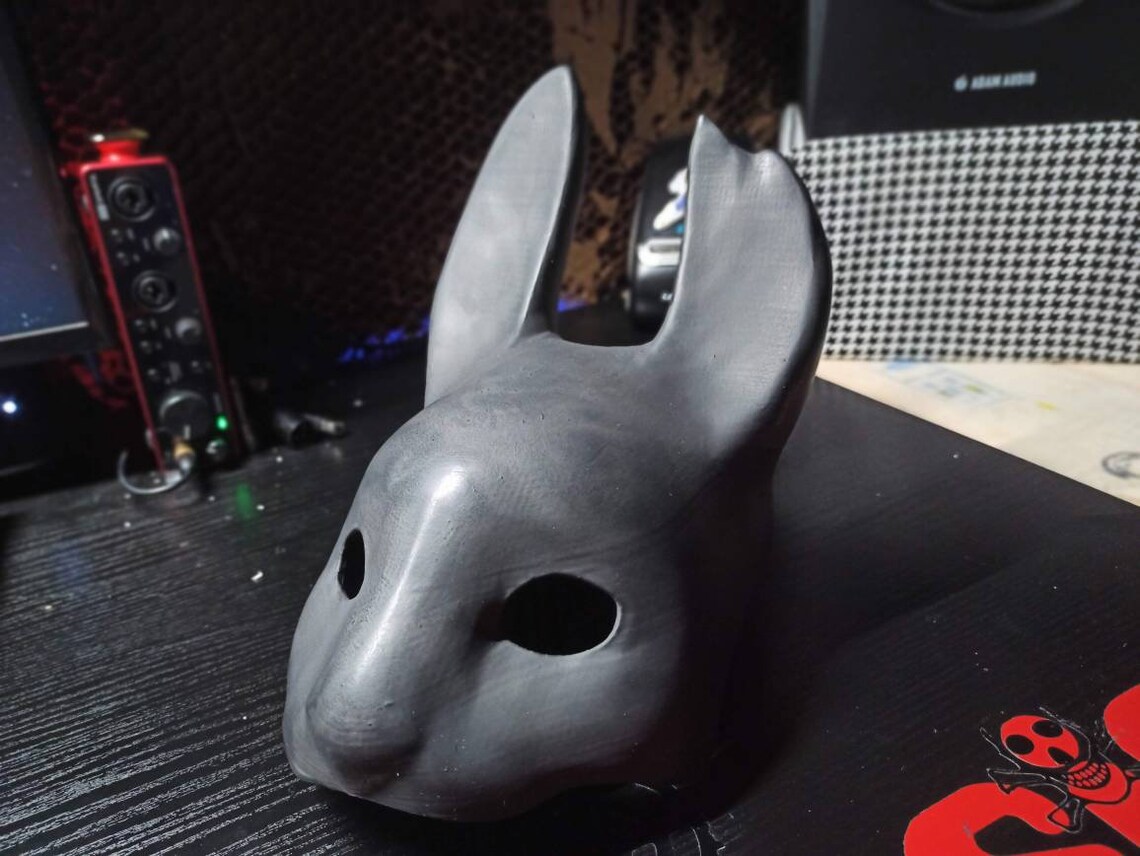 The Huntress Rabbit Mask - Etsy