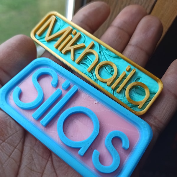 Customizable Name Tag - Etsy