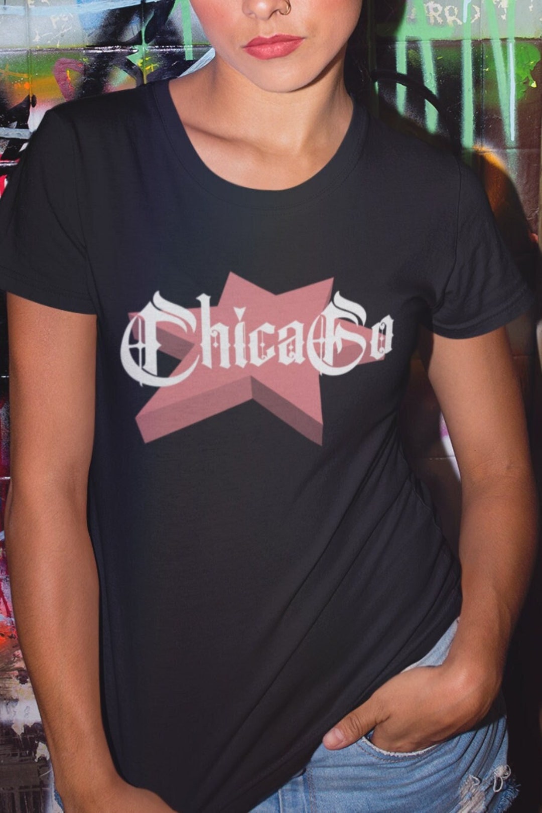 Chicago Star T-shirt, City of Chicago, Chi-town, Urban Jungle, Gift for ...