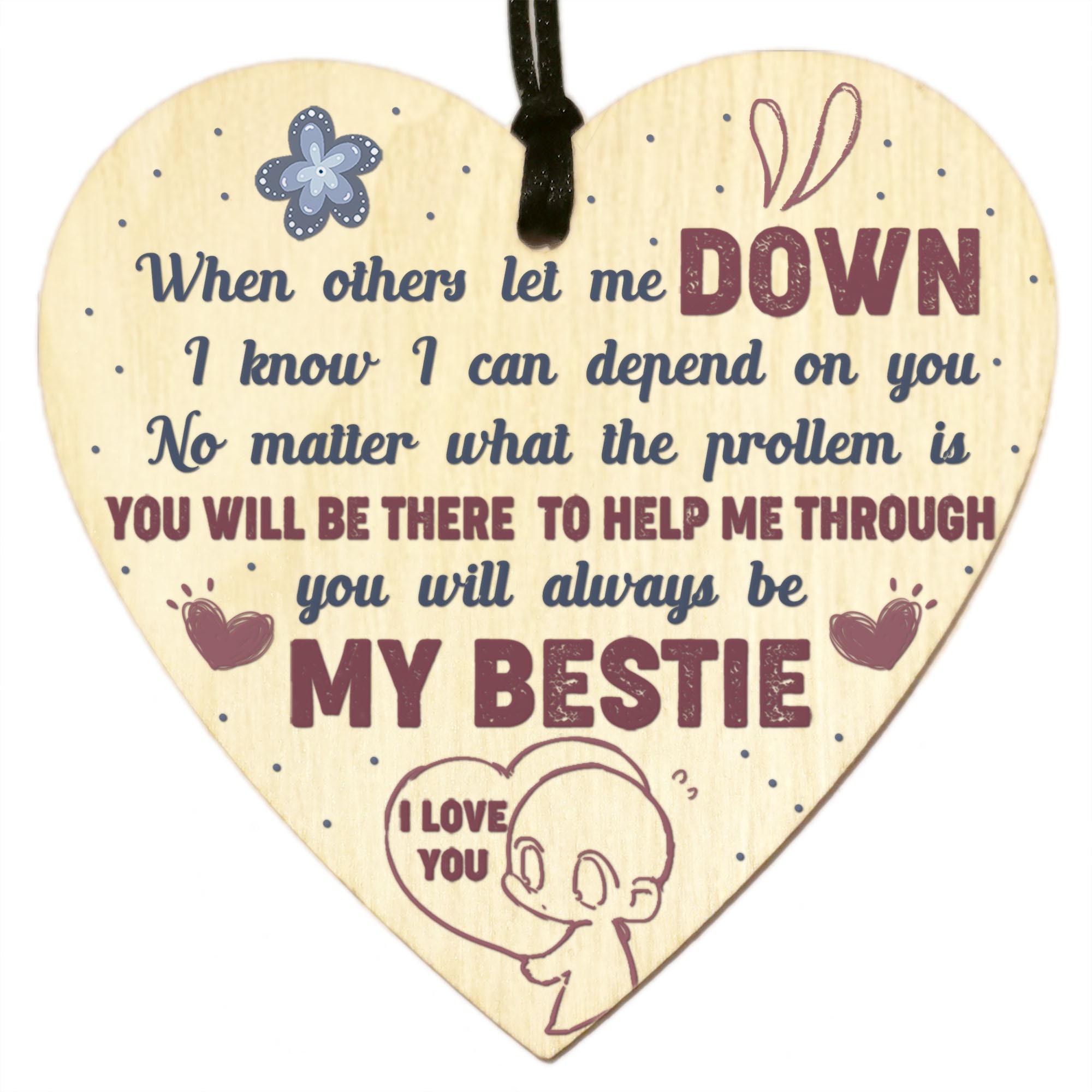 I Love You Bestie Birthday Gifts for Best Friend Friendship | Etsy