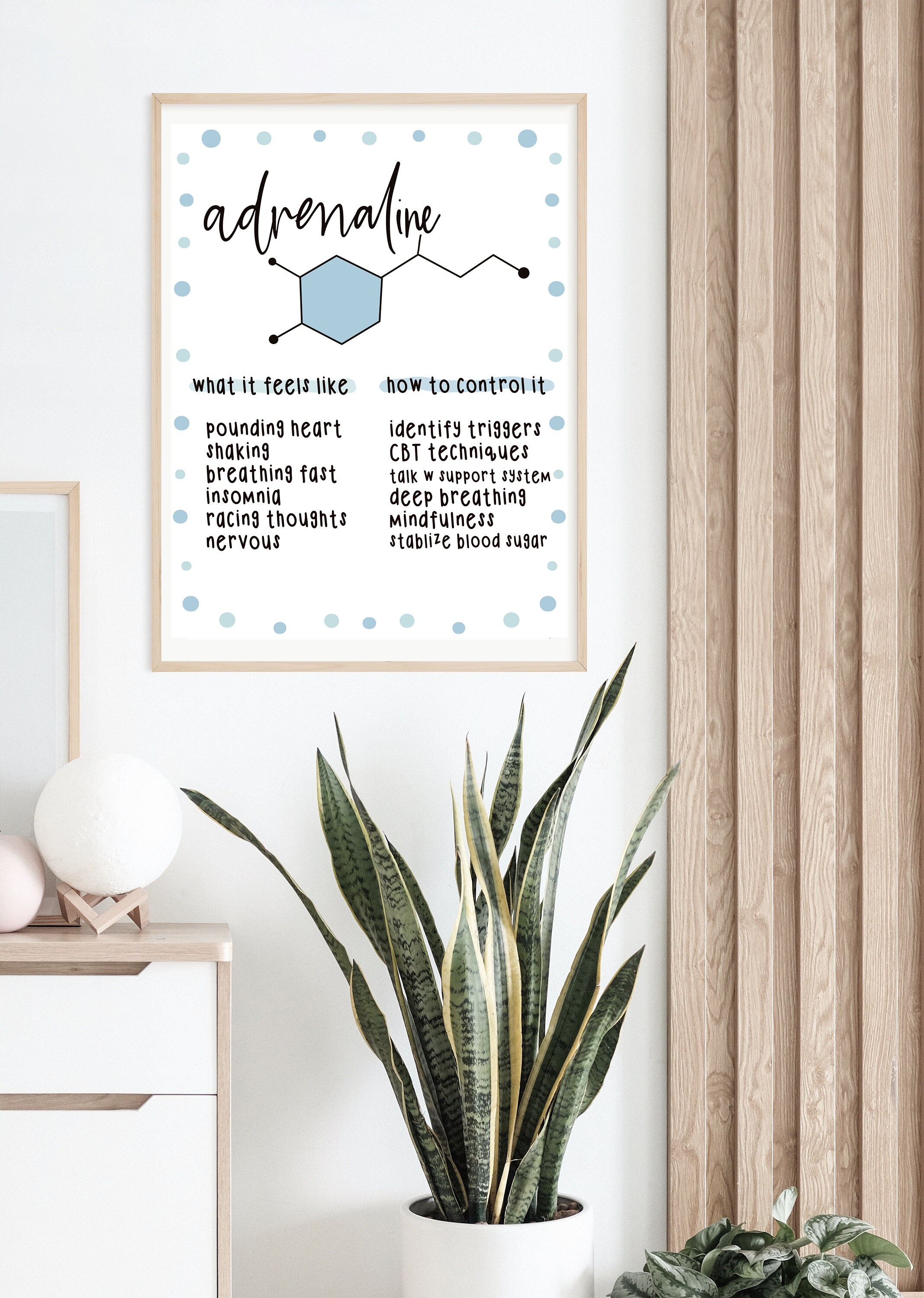 Brain Set . Dopamine Serotonin . Mental Health Poster . Psychology ...