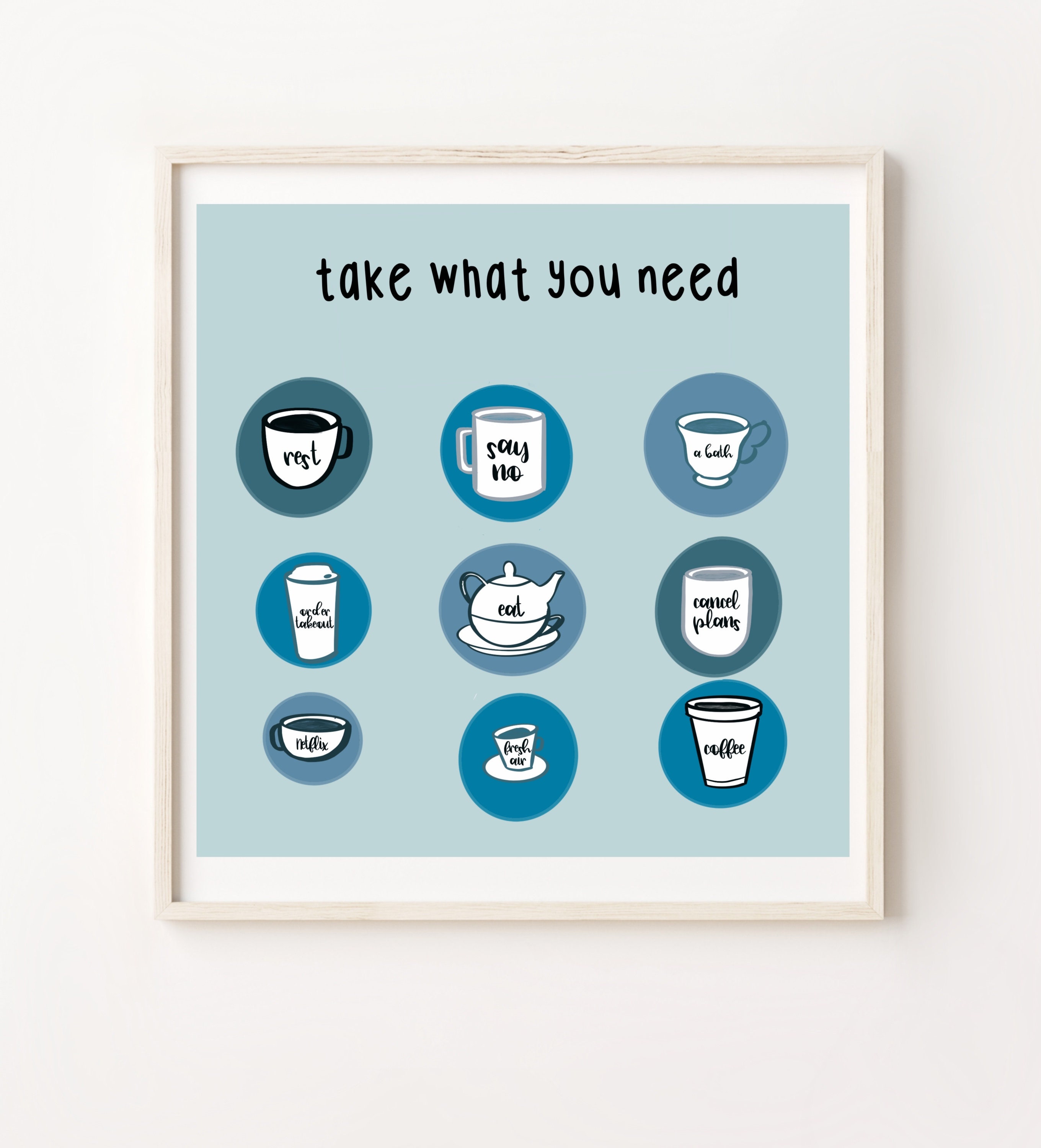Take What You Need . Mental Health Printable . Therapy - Etsy