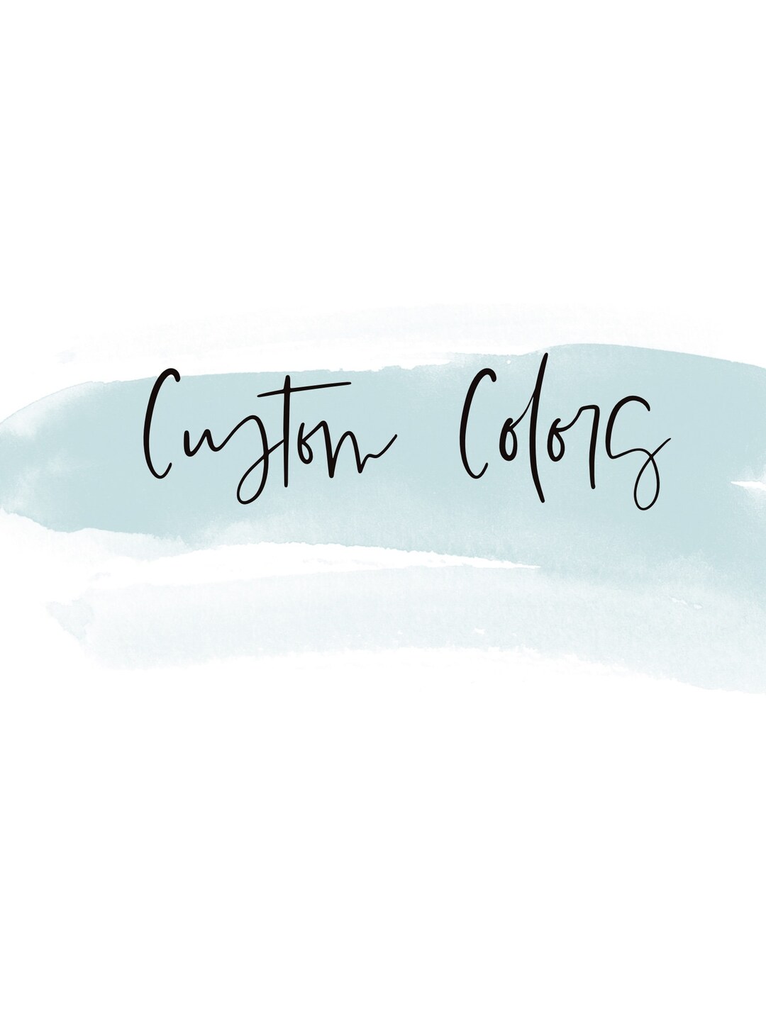 ADD ON . Custom Colors . Personalized . Color Palette . - Etsy