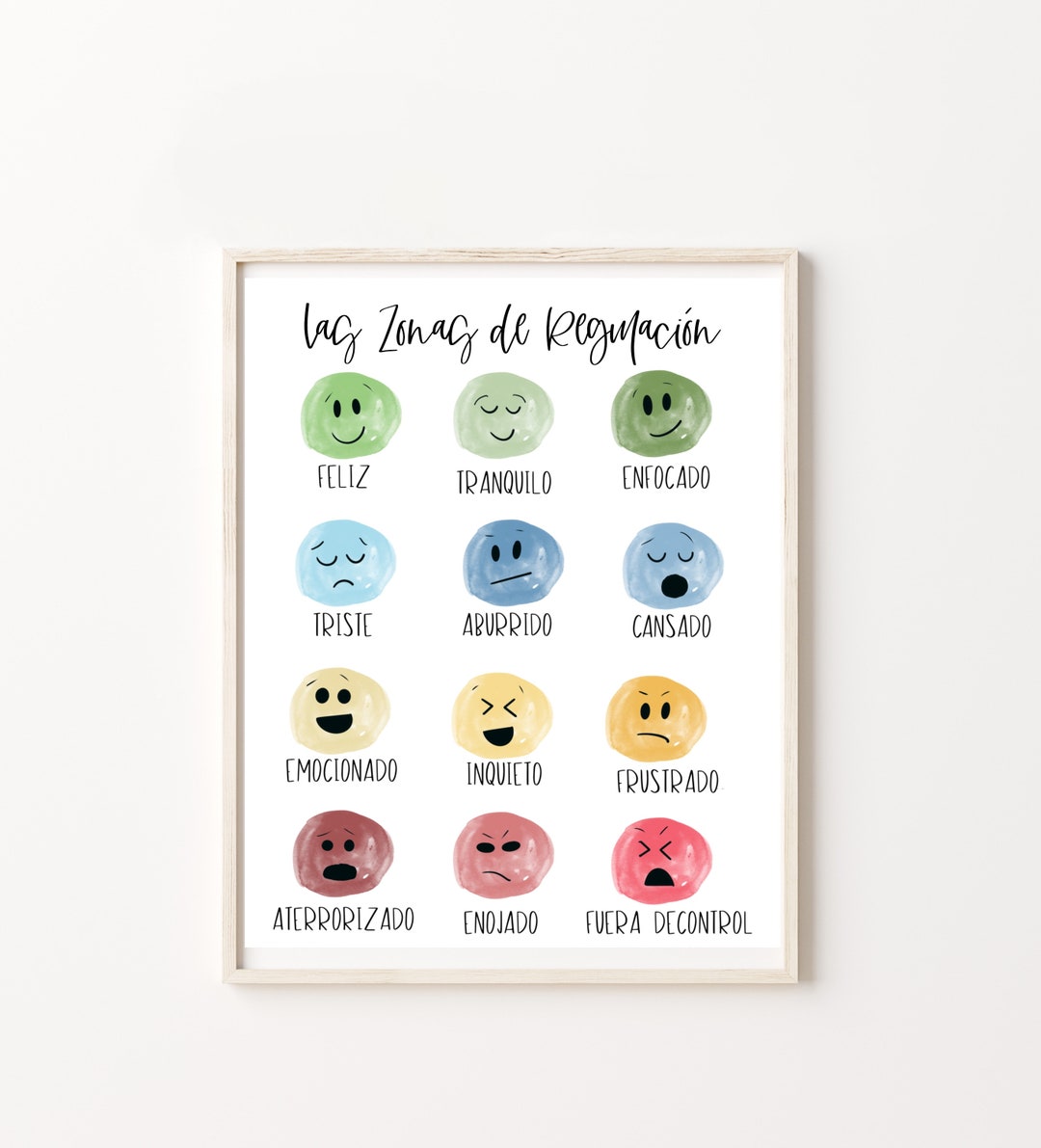 Spanish . Zones of Regulation . Feelings . Counselor . Classroom . Kids ...