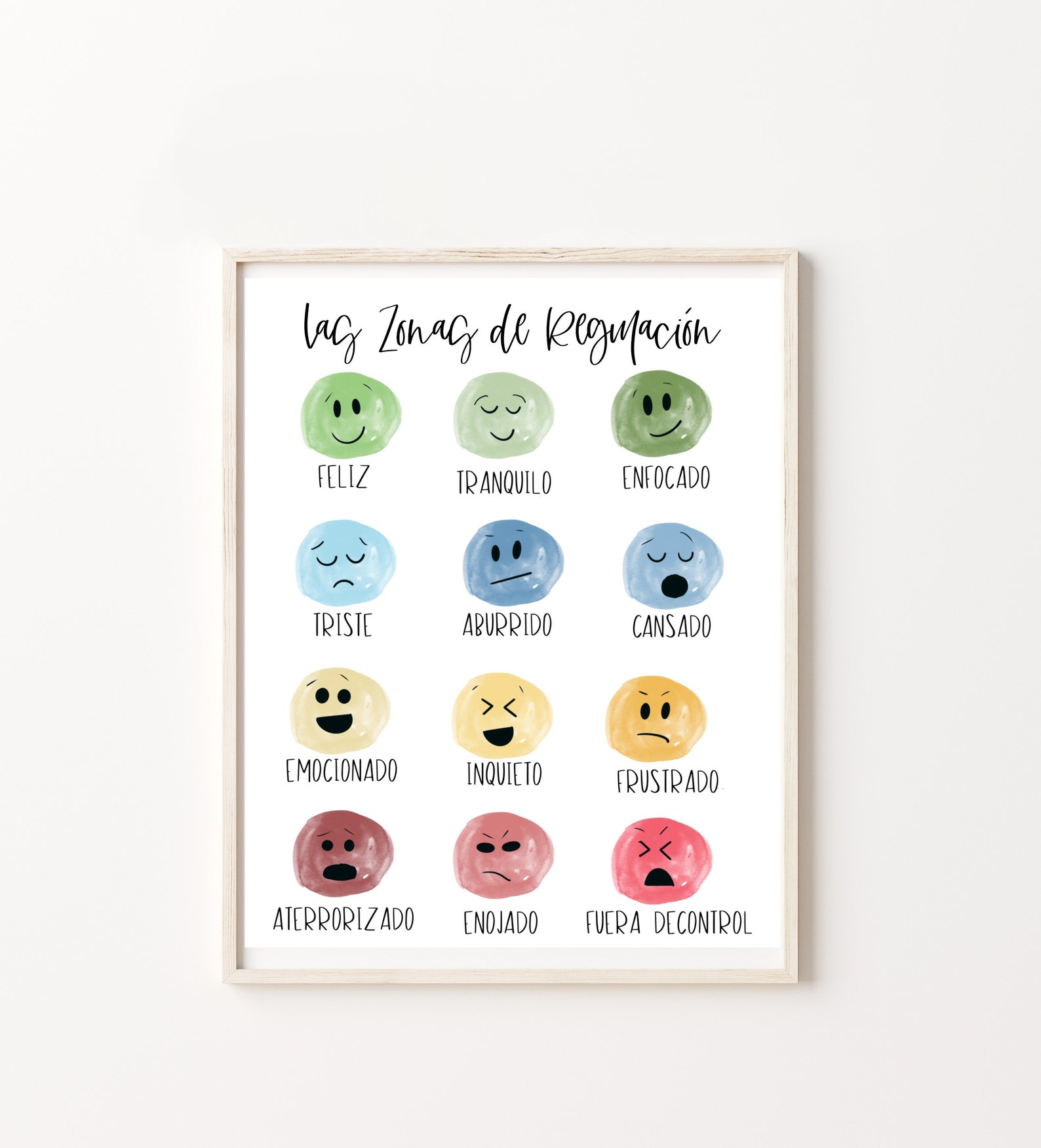 Spanish . Zones of Regulation . Feelings . Counselor . Classroom . Kids ...