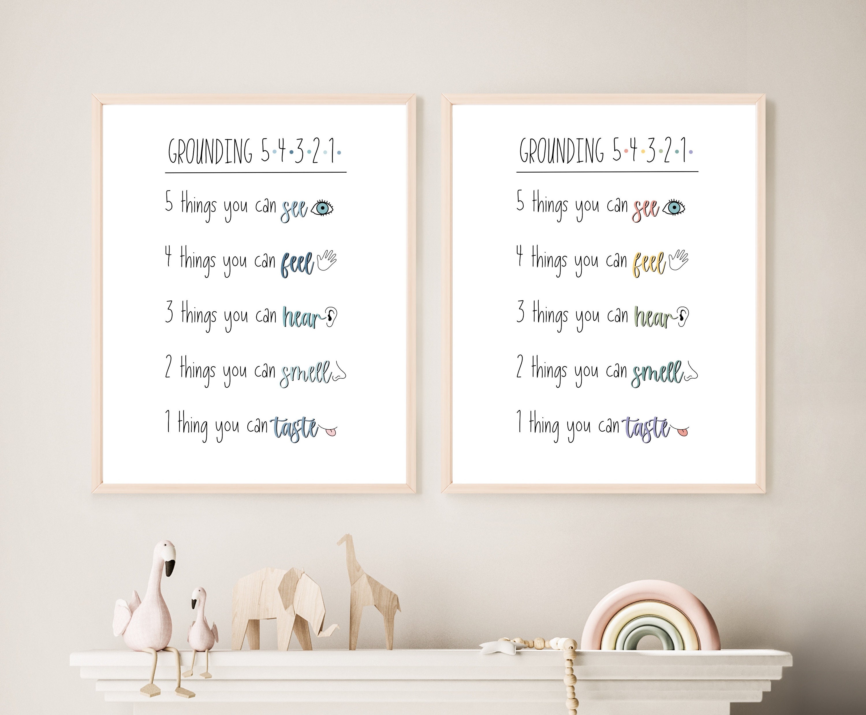 Grounding Activities . Classroom . Social Work . Mental Health Poster ...