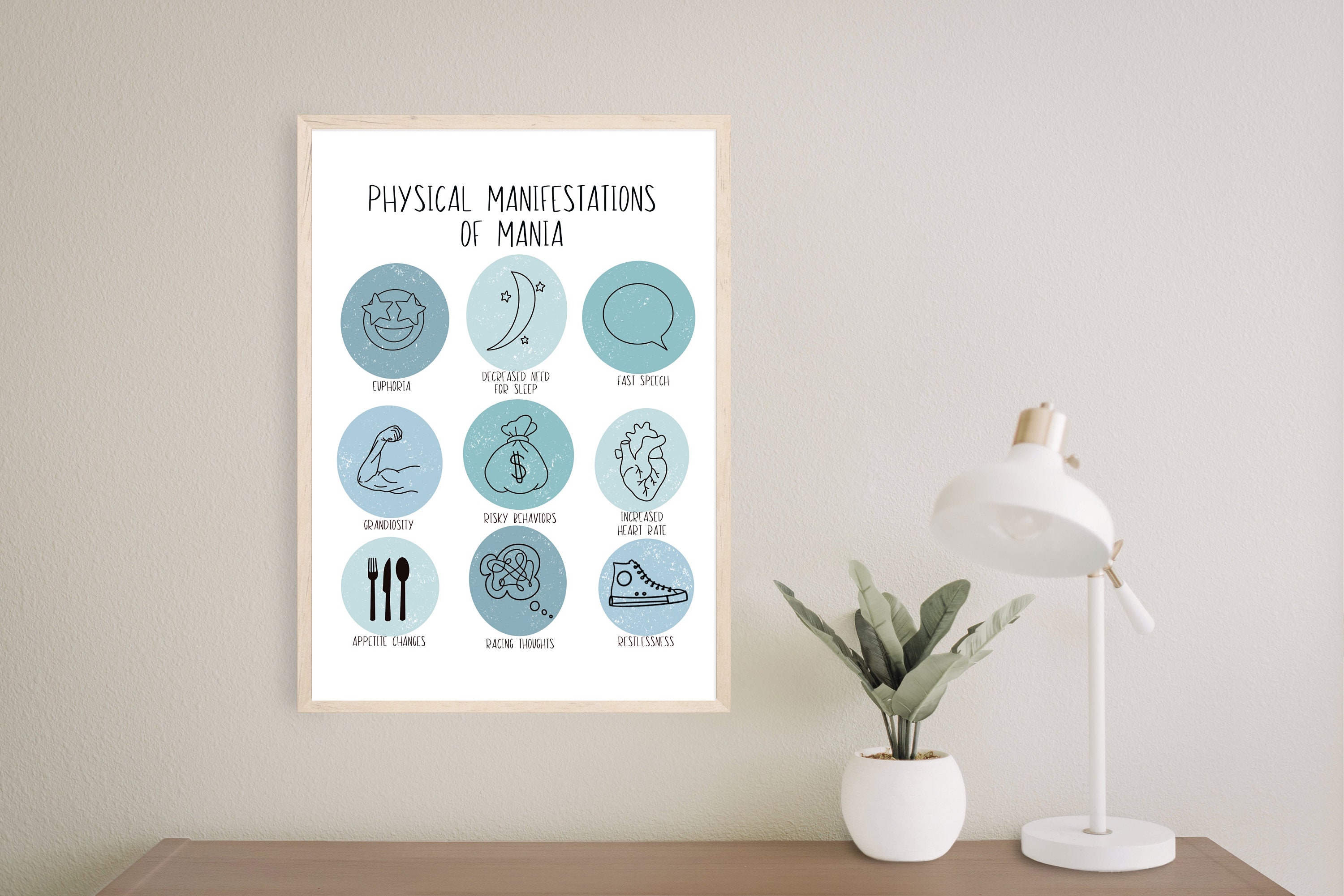 Bipolar Mania Symptoms . Psychology . Mental Health . Counseling Office ...