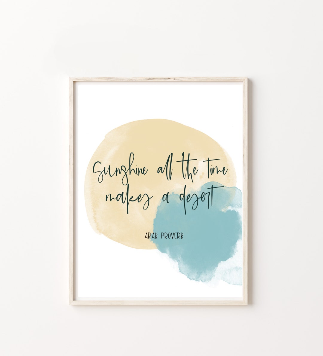 Neutral Pastel Quote . Mental Health . Counseling Therapy Office Decor ...