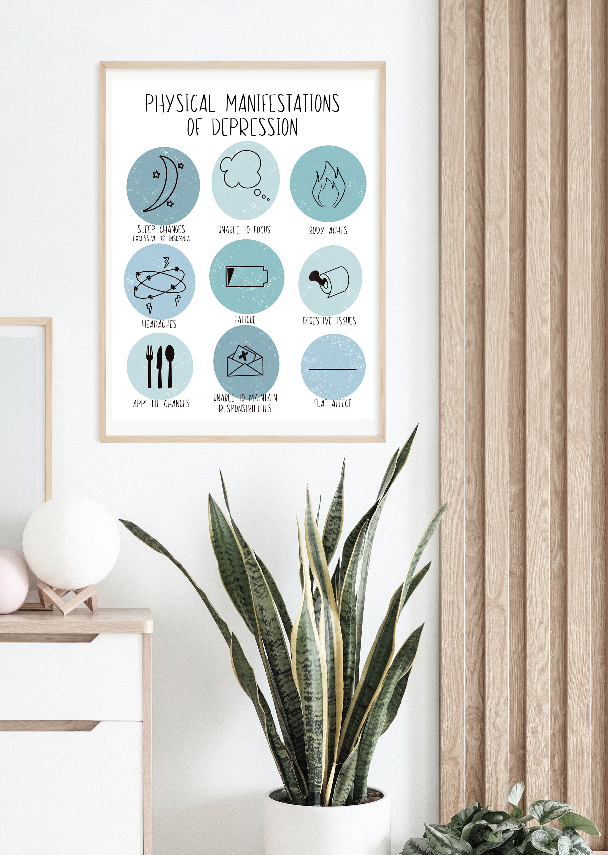 Depression . Mental Health Poster . Psychology . Therapy Counseling ...