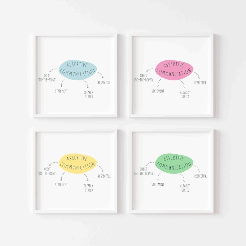 Assertive Communication . Classroom Office Poster . Teacher . Emotions ...