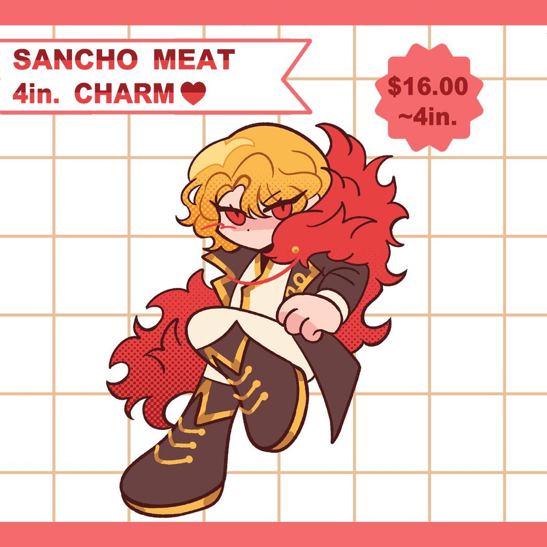 C GRADE Limbus Company: Sancho Meat Charm - Etsy