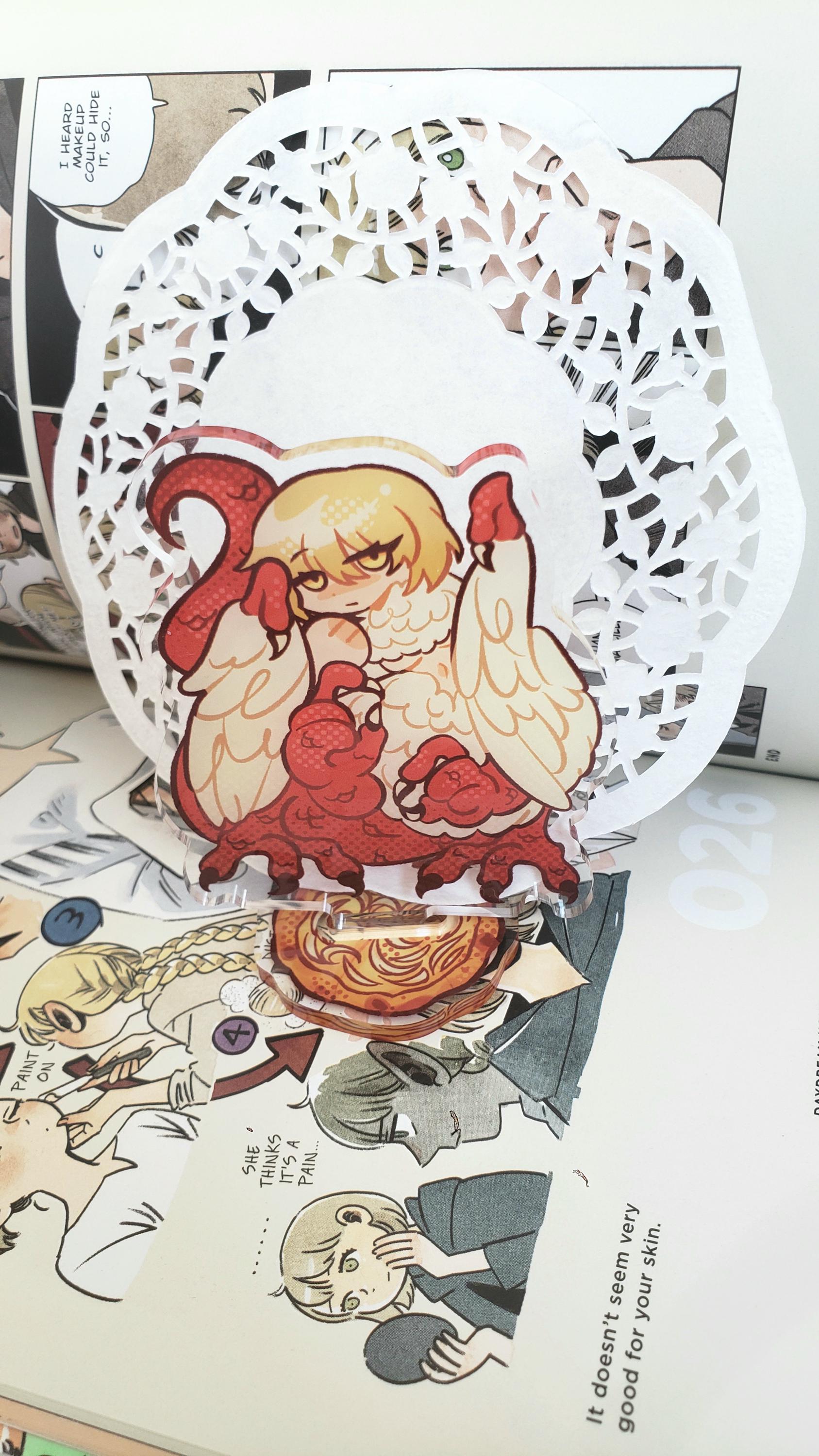 Dungeon Meshi: Falin Chimera Pizza Standee - Etsy