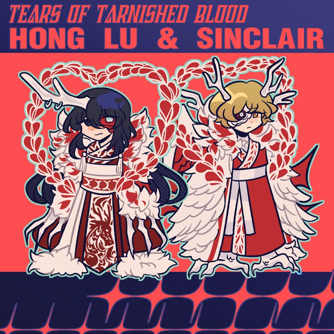 Limbus Company: Hong Lu & Sinclair Tears of Tarnished Blood EGO - Etsy