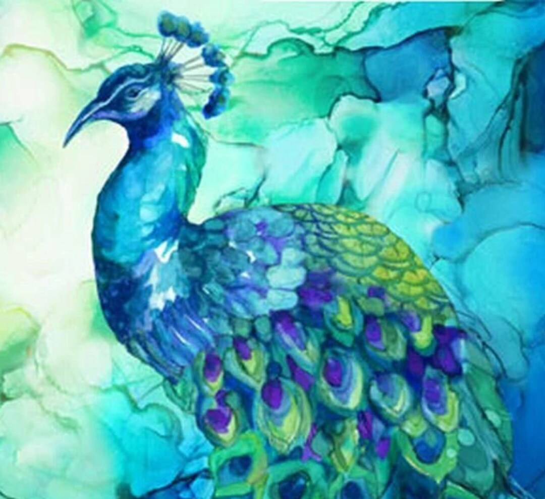Peacock Allure Fabric Quilt Panel DP26700-66 by Northcott - Etsy