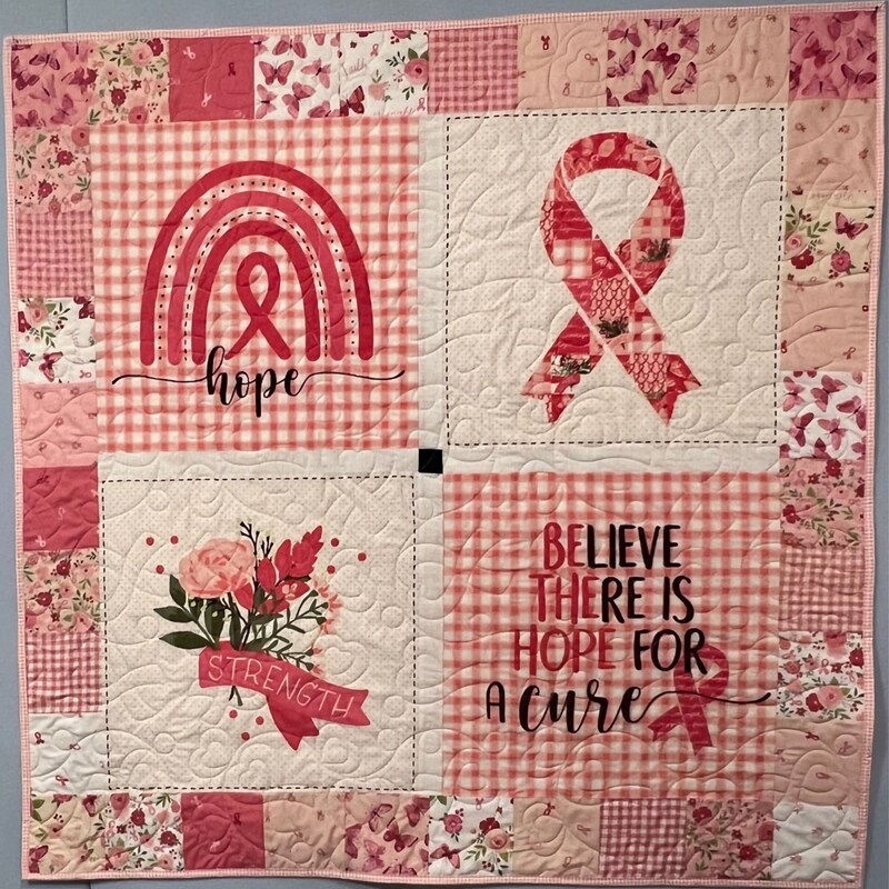 Breast Cancer Quilt - Etsy