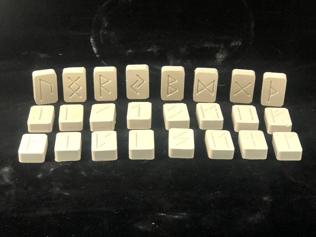 Stone Elder Futhark Runes - Etsy