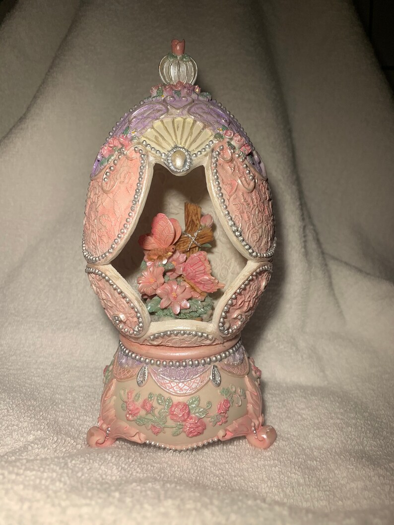 Ceramic Musical Egg, Tune: someday My Prince Will Come - Etsy