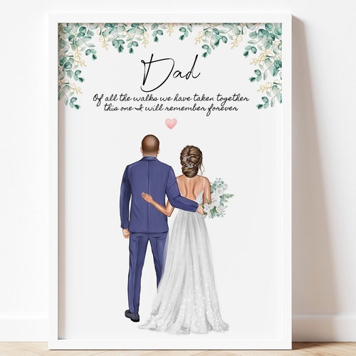 Father of the Bride Gift Personalised Gift for Father of the - Etsy