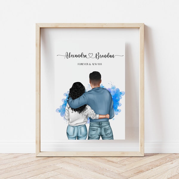 Couple Print - Etsy UK